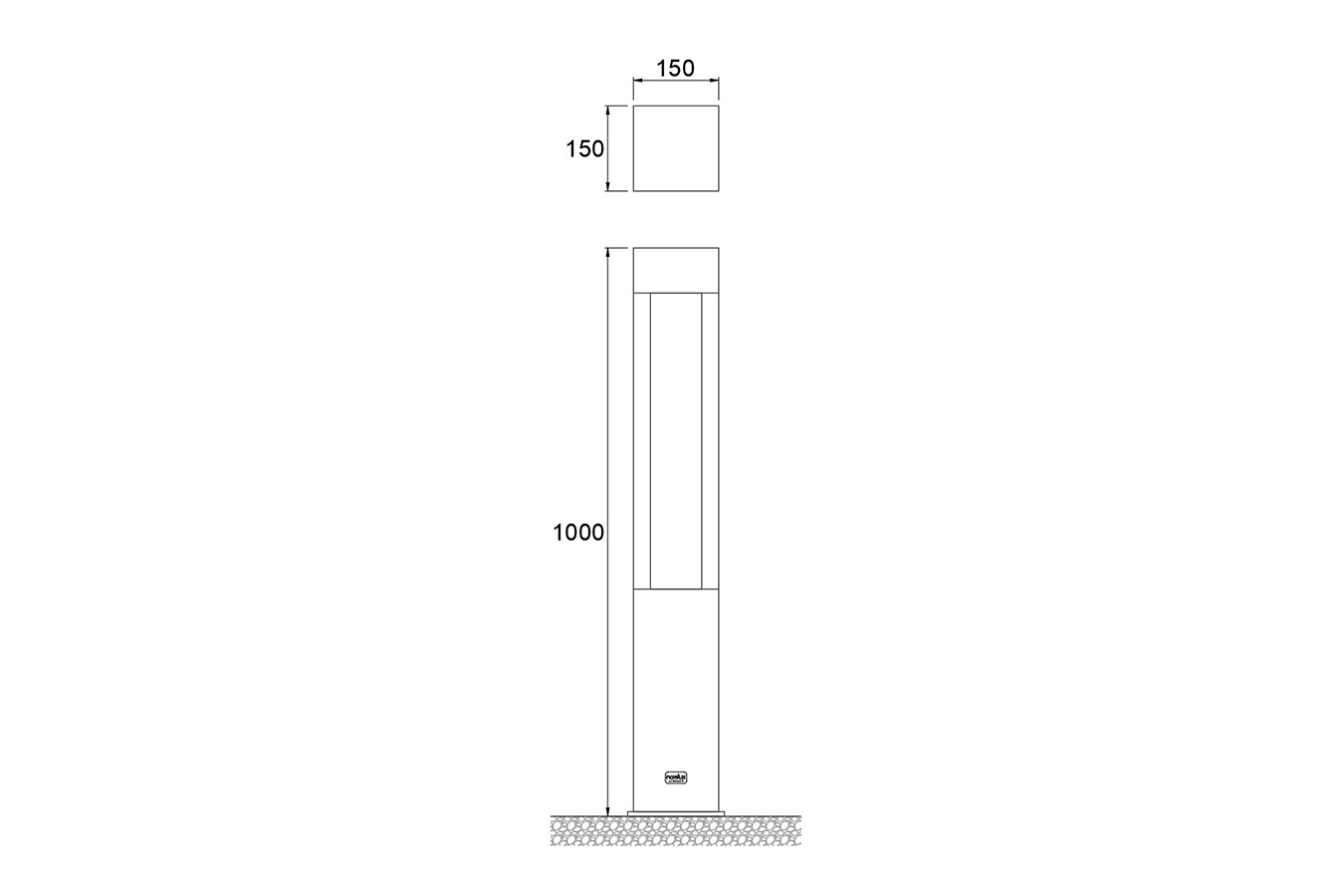 Defne SL100 | Bollard Luminaires | Outdoor – Novalux Lighting Turkey