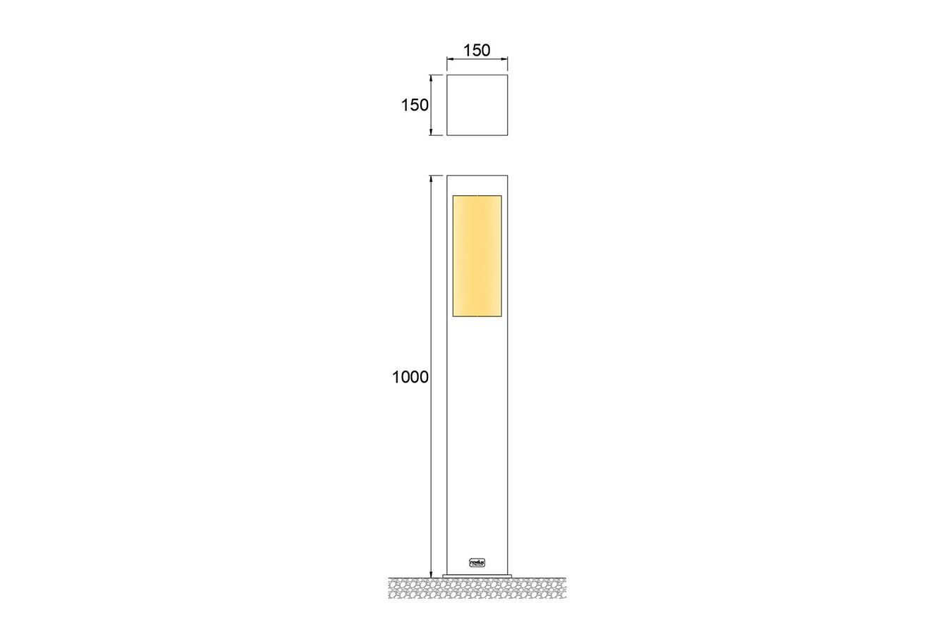 Yukka 100 | Bollard Luminaires | Outdoor – Novalux Lighting Turkey