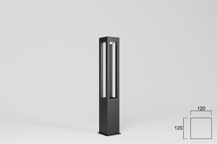 Defne S Bollard Luminaires | Outdoor – Novalux Lighting Turkey